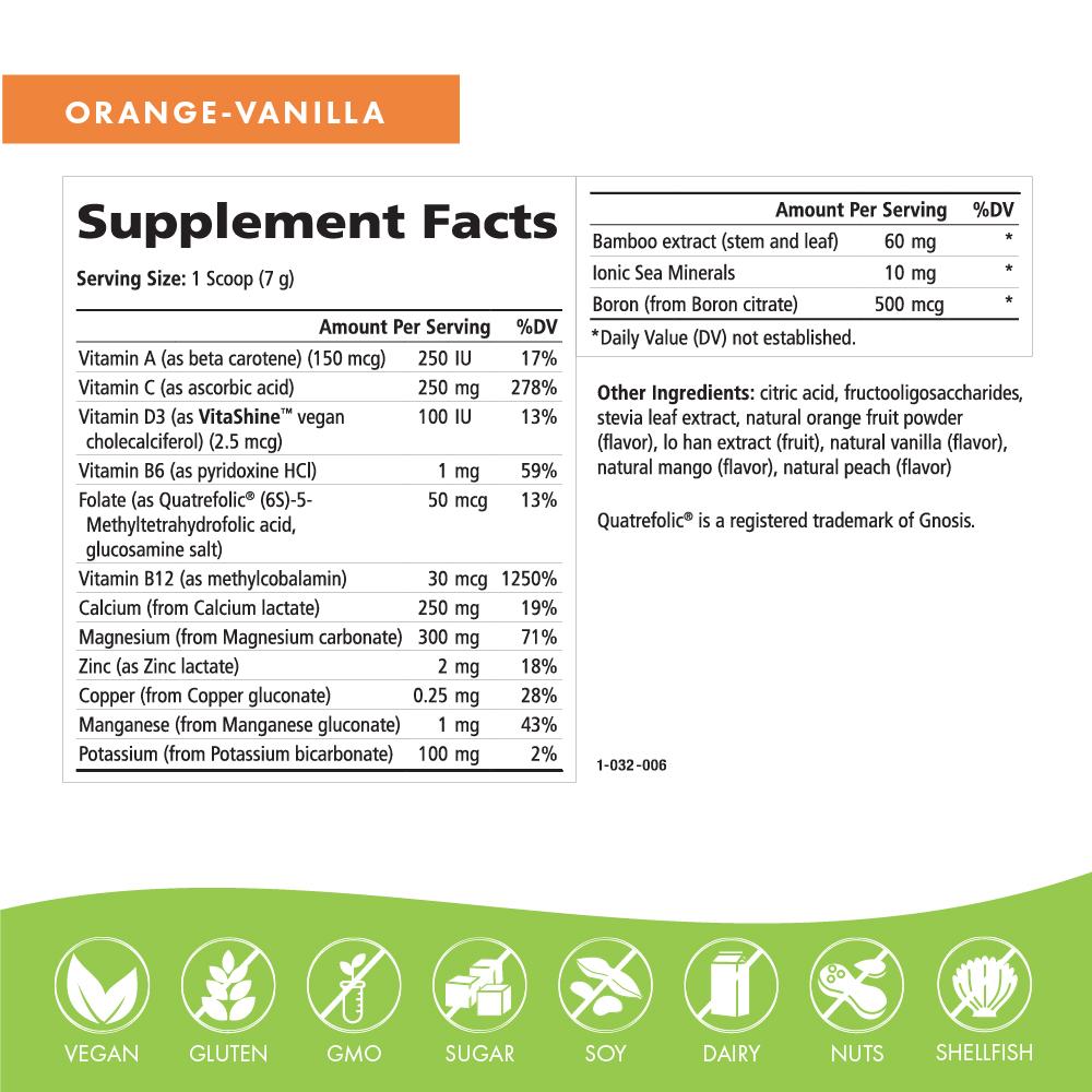 Pure Essence Ionic-Fizz™ Calcium Plus™ Orange Vanilla ~ 14.82 oz (420 gm)